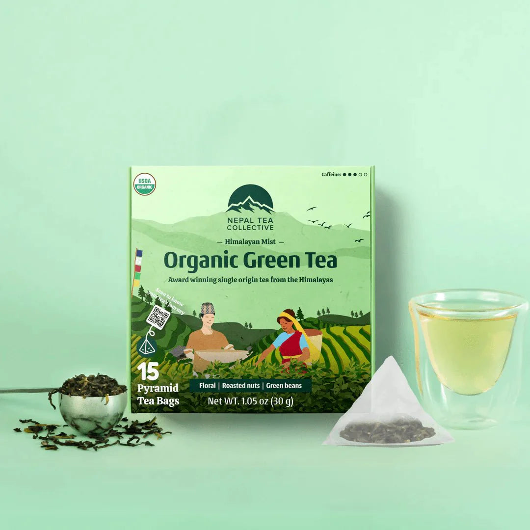 Himalayan Mist (Special Green Tea) - 15 Pyramid Tea Bags – Himalayan ...
