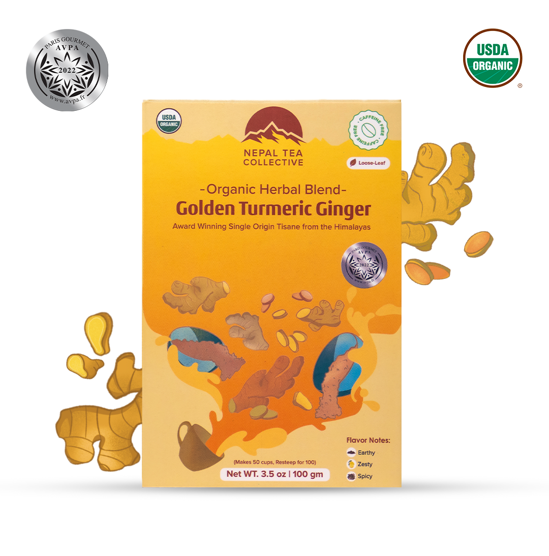 Golden Turmeric Ginger – Himalayan Leaf and Bean